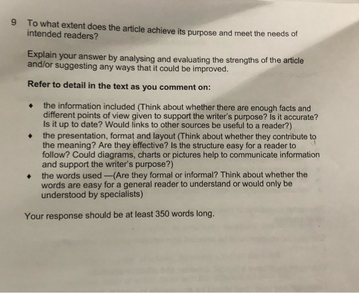 Solved Outcome covered 1 Analyze and evaluate complex | Chegg.com