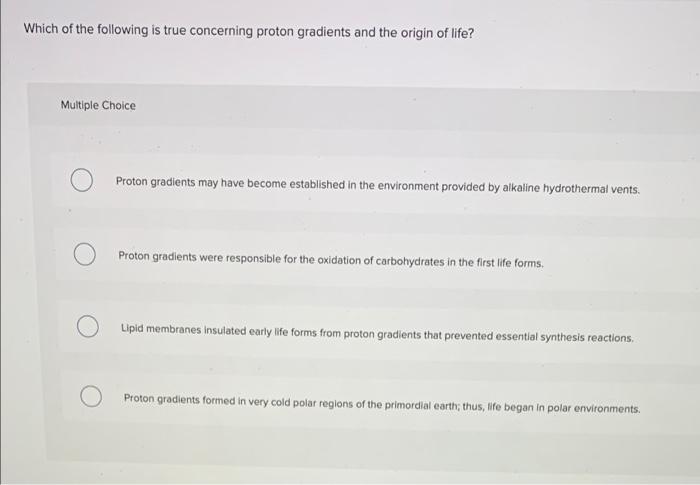 Solved Which of the following is true concerning proton | Chegg.com