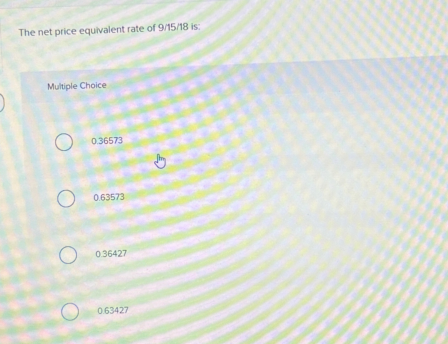 Solved The net price equivalent rate of 915?18 ﻿is:Multiple | Chegg.com