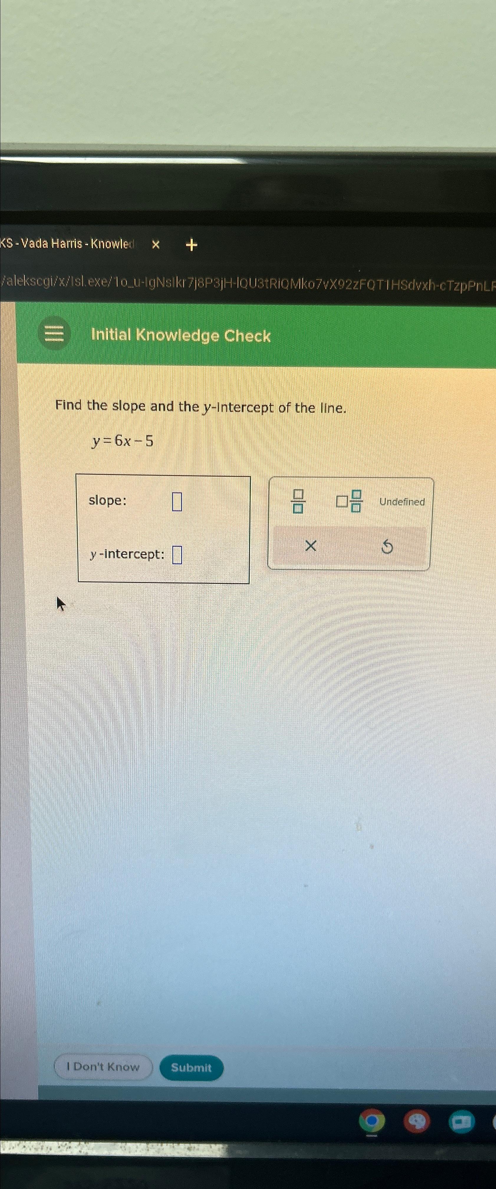 Solved KS - Vada Harris - KnowlerxInitial Knowledge | Chegg.com Solved KS - Vada Harris - KnowlerxInitial Knowledge | Chegg.com