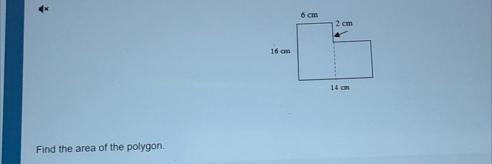 Solved Find the area of the polygon. | Chegg.com