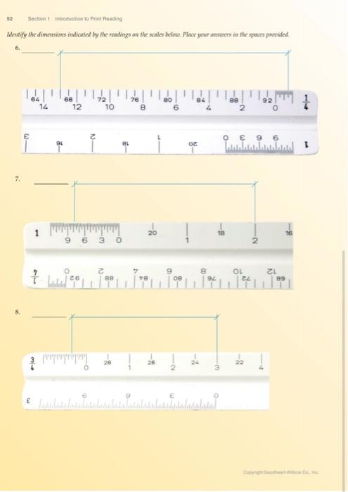 Solved Activity 3-3 Reading a Scale Name Identify the | Chegg.com