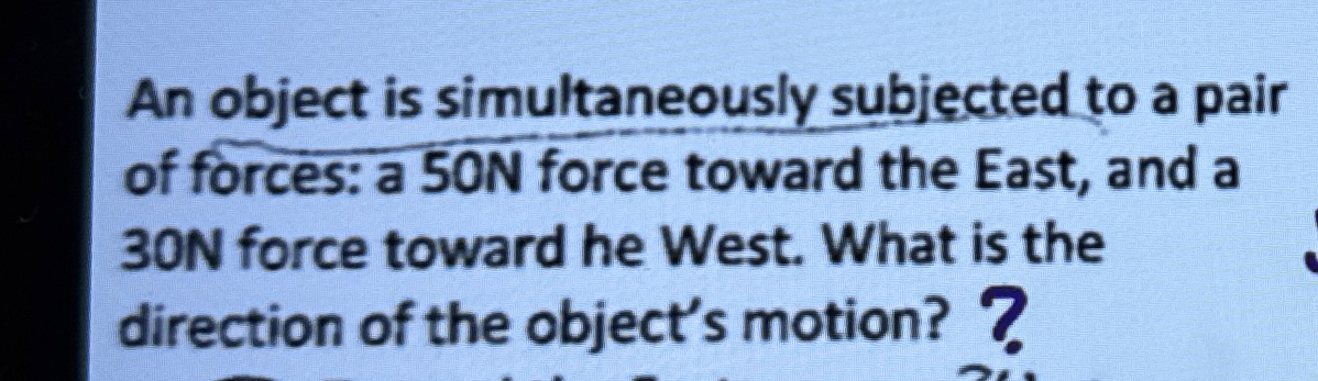 Solved An object is simultaneously subjected to a pair of | Chegg.com