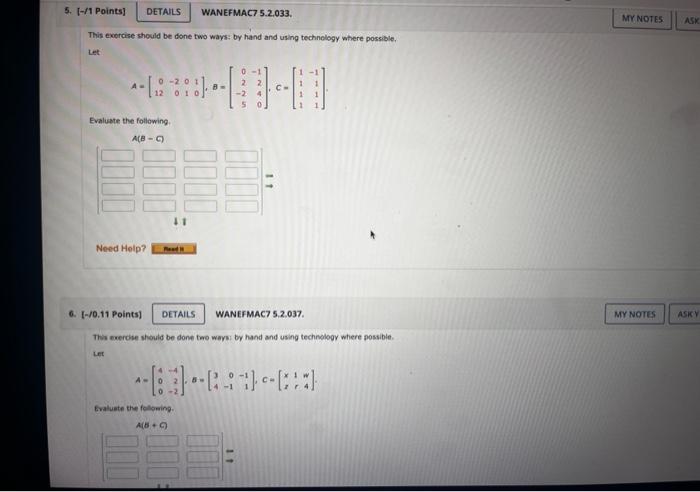 Solved This exercise should be done two ways: by hand and | Chegg.com