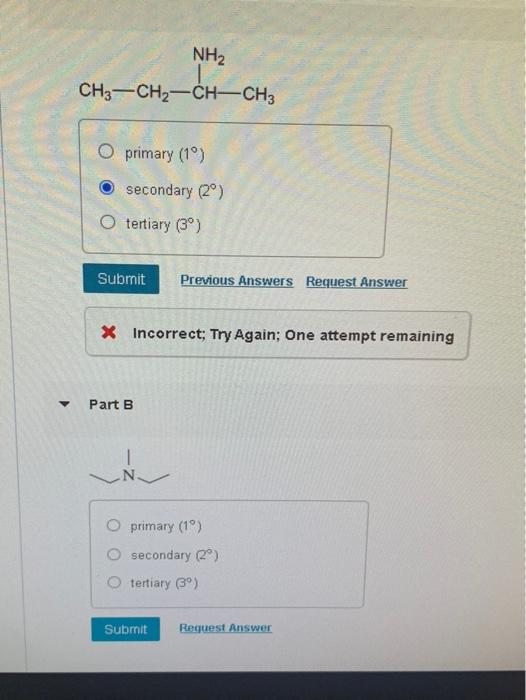 Solved Classify each of the following amines as primary | Chegg.com