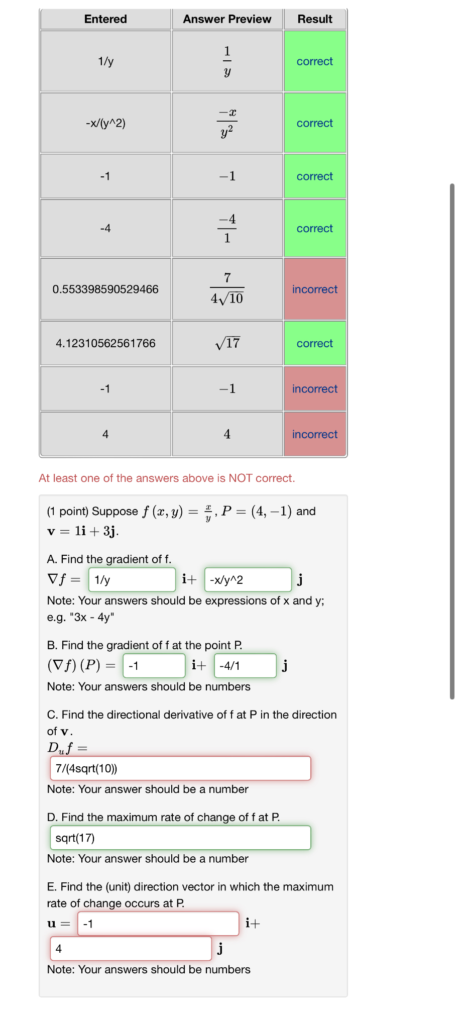 Solved \table[[Entered,Answer | Chegg.com