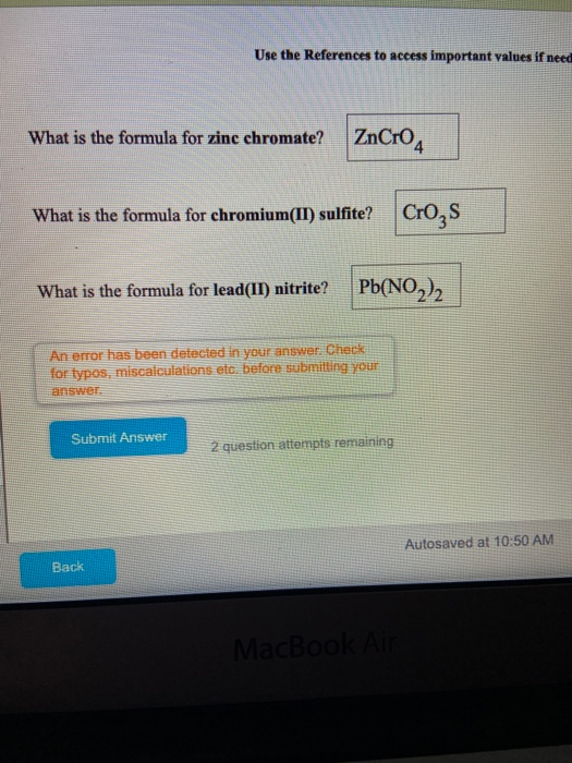 Solved Use the References to access important values if need | Chegg.com