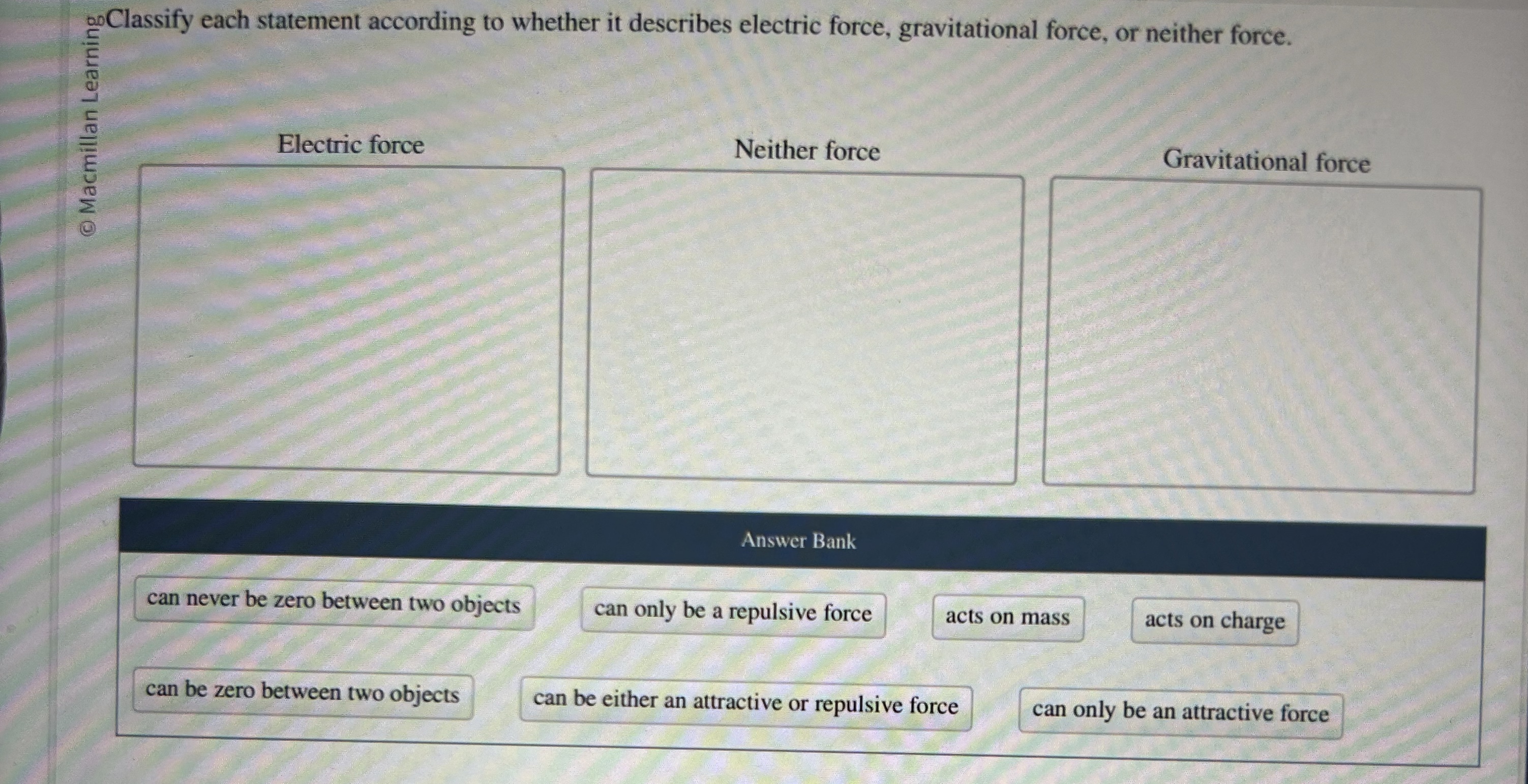Solved classify each statement according to whether it | Chegg.com
