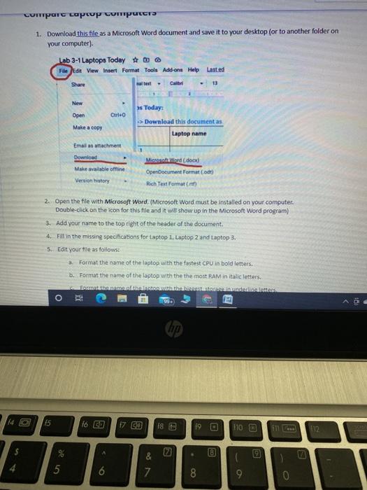 Solved [File ---> Download this document as Microsoft Word, | Chegg.com