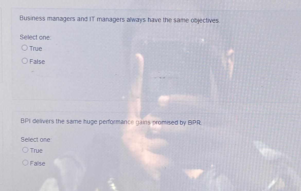 Solved Business managers and IT managers always have the | Chegg.com