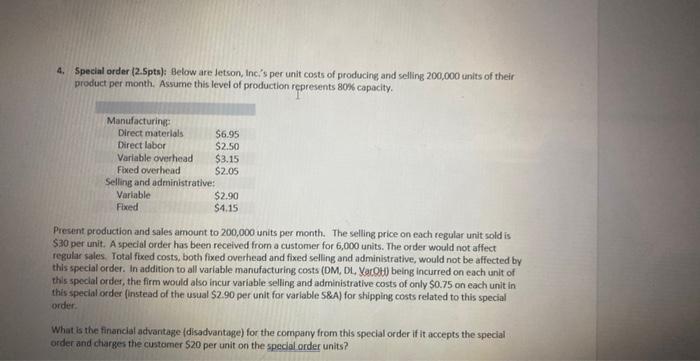 Solved Keep or drop a product line (2.5pts): The management | Chegg.com