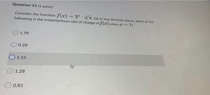 Solved how do i find the IROC for this problem? which answer | Chegg.com