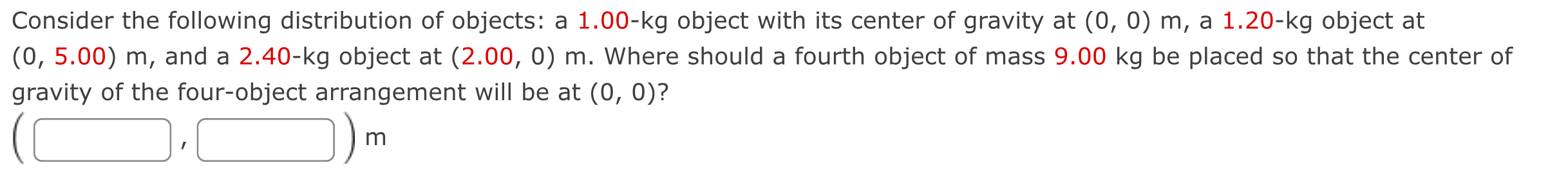 Solved Consider the following distribution of objects: a | Chegg.com
