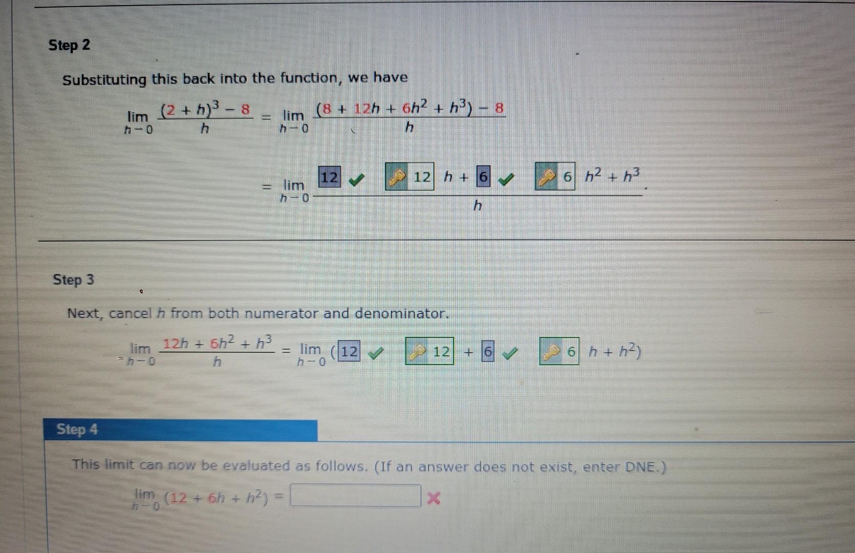 Solved Step 2 Substituting this back into the function, we | Chegg.com