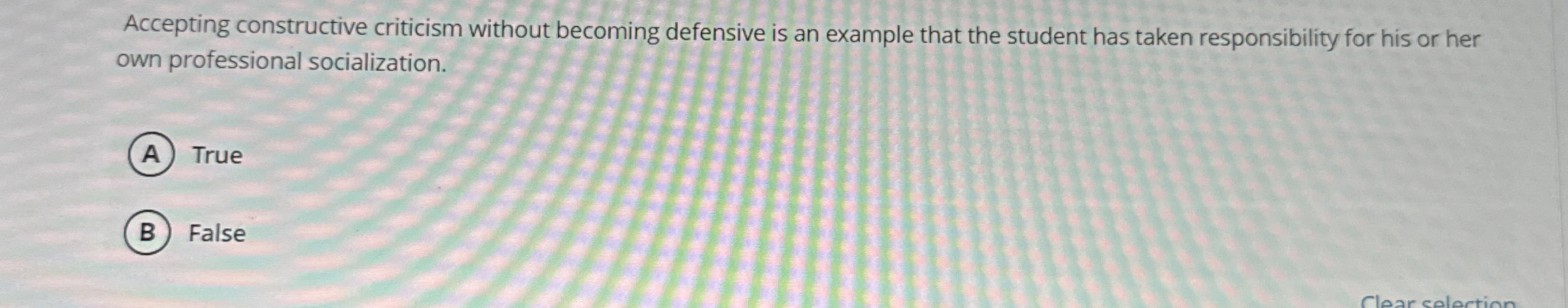 Solved Accepting constructive criticism without becoming | Chegg.com