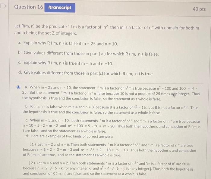Solved please review this question and this picture is in | Chegg.com