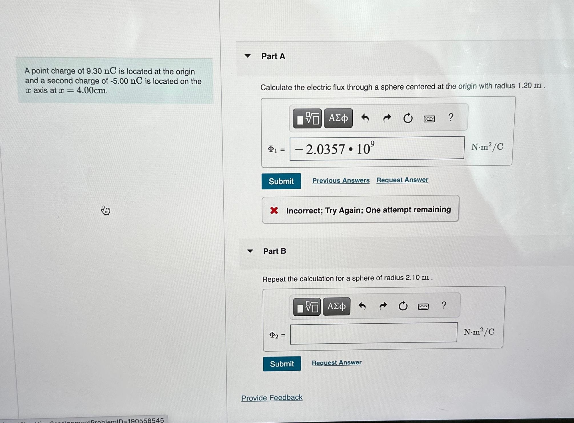 Solved A point charge of 9.30nC ﻿is located at the origin | Chegg.com