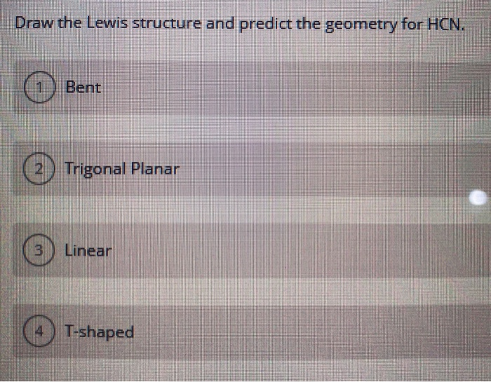 Solved Draw the Lewis structure and predict the geometry for | Chegg.com