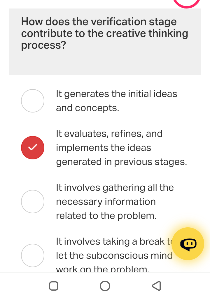 Solved How does the verification stage contribute to the | Chegg.com