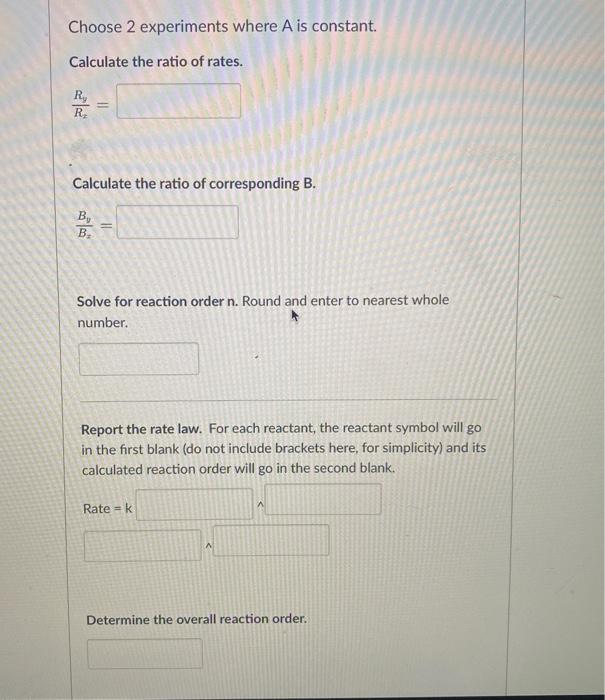 Solved Calculate the rate law for the reaction: A+B→C | Chegg.com