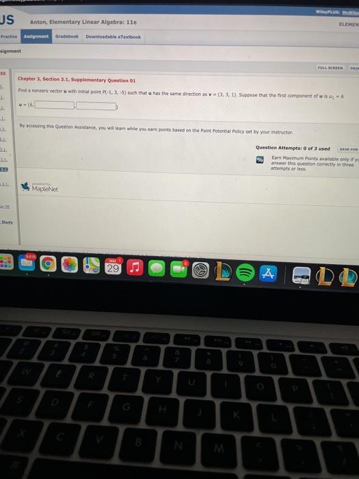 Solved JS Anton, Elementary Linear Algebra: 11e ELEMEN | Chegg.com