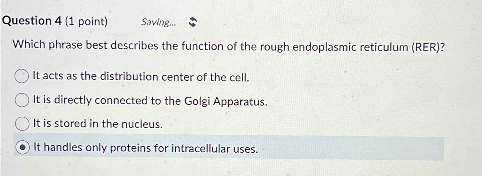Solved Question 4 1 ﻿point Saving Which Phrase Best
