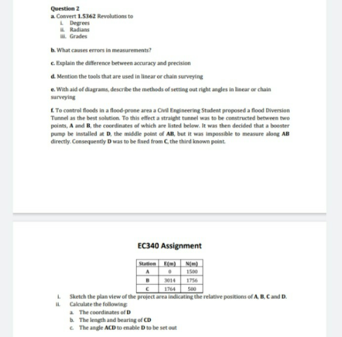 Solved Question 2 a Convert 1.5362 Revolutions to Degrees i | Chegg.com
