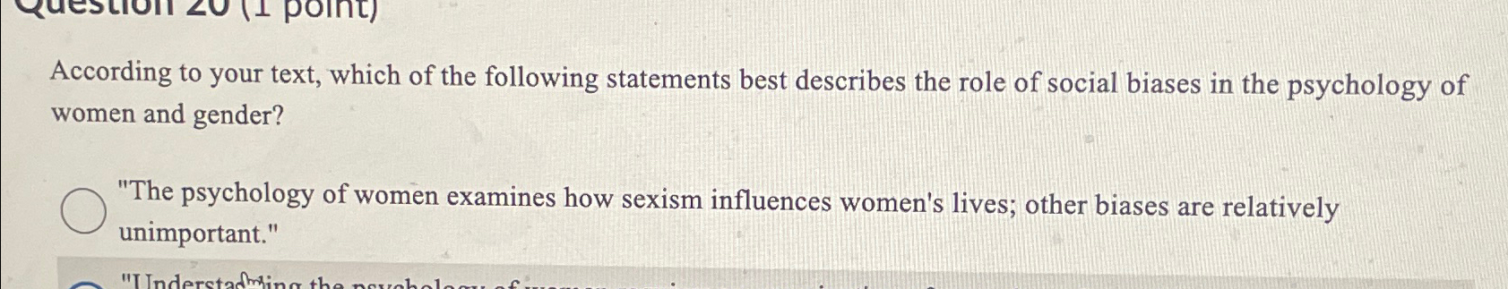 Solved According to your text, which of the following | Chegg.com