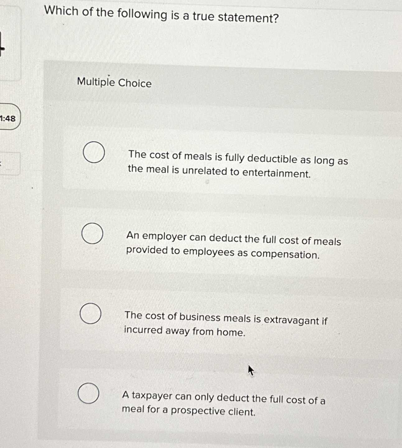 Solved Which of the following is a true statement?Multiple | Chegg.com
