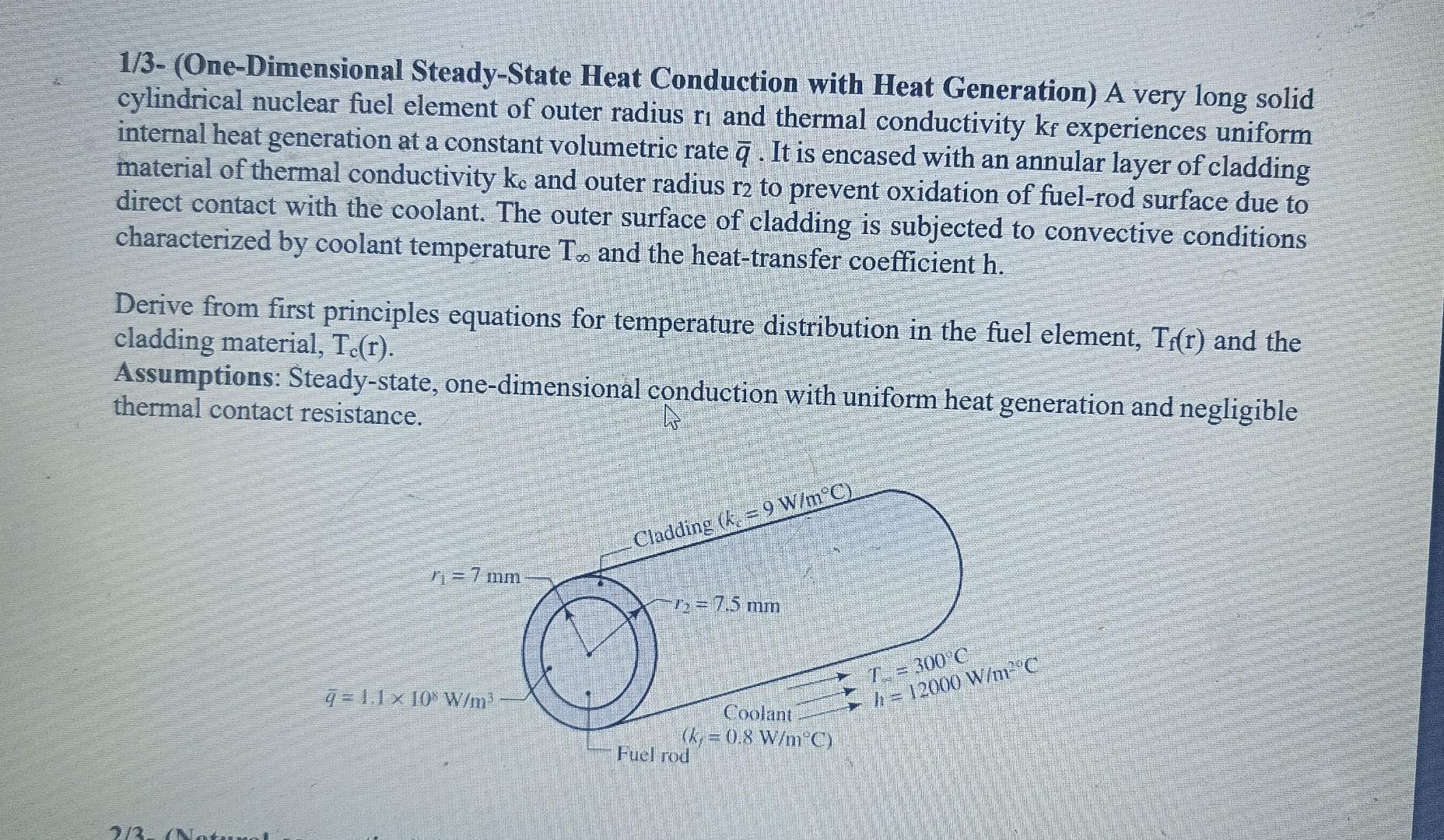 1 3 One Dimensional Steady State Heat Conduction