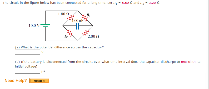 Solved The circuit in the figure below has been connected | Chegg.com