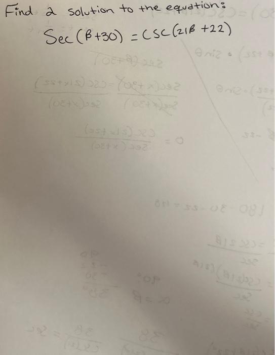 Solved Find 2 solution to the equation: | Chegg.com