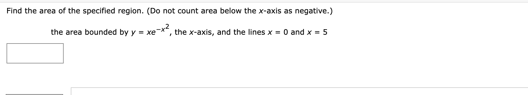 Solved Find the area of the specified region. (Do not count | Chegg.com