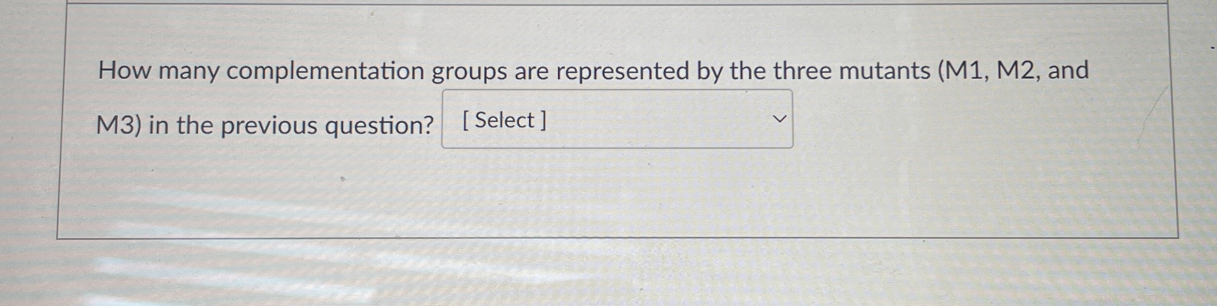 Solved How many complementation groups are represented by | Chegg.com