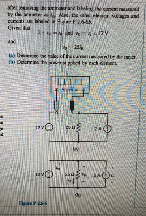 Solved P2.4-6 + A current source and two resistors are | Chegg.com