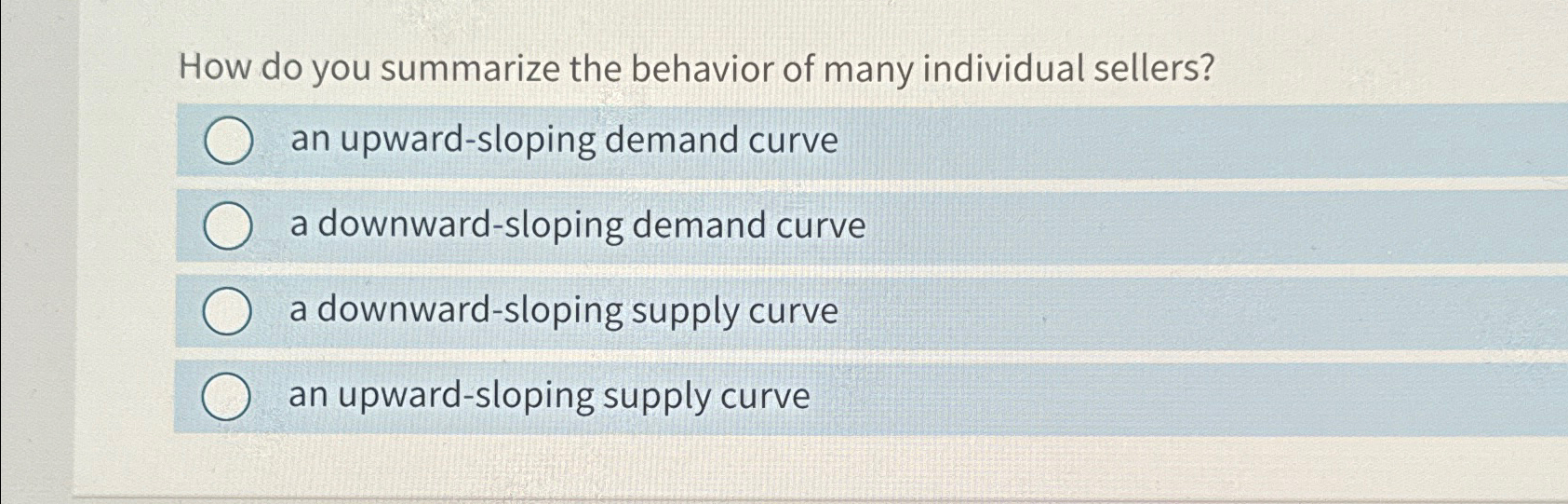 Solved How do you summarize the behavior of many individual | Chegg.com