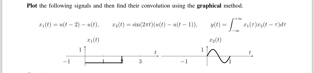 Solved Plot the following signals and then find their | Chegg.com