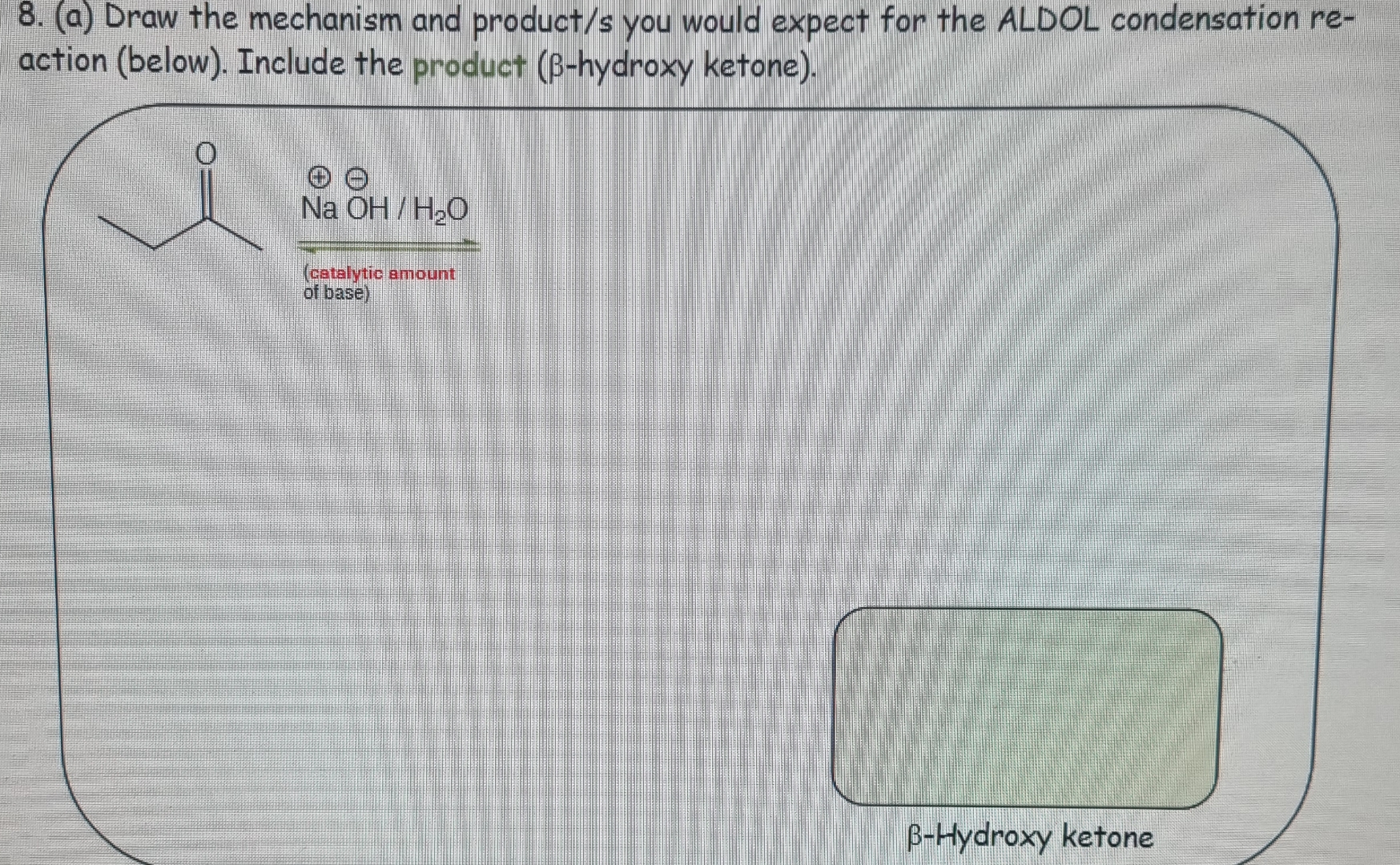 Solved (a) ﻿Draw the mechanism and product/s you would | Chegg.com