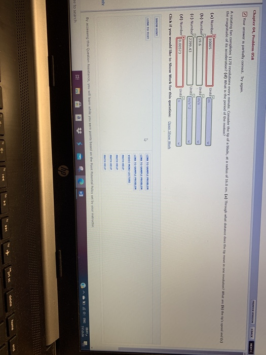 Solved PRINTER VERSION TRACK NEXT Chapter 04, Problem 058 | Chegg.com