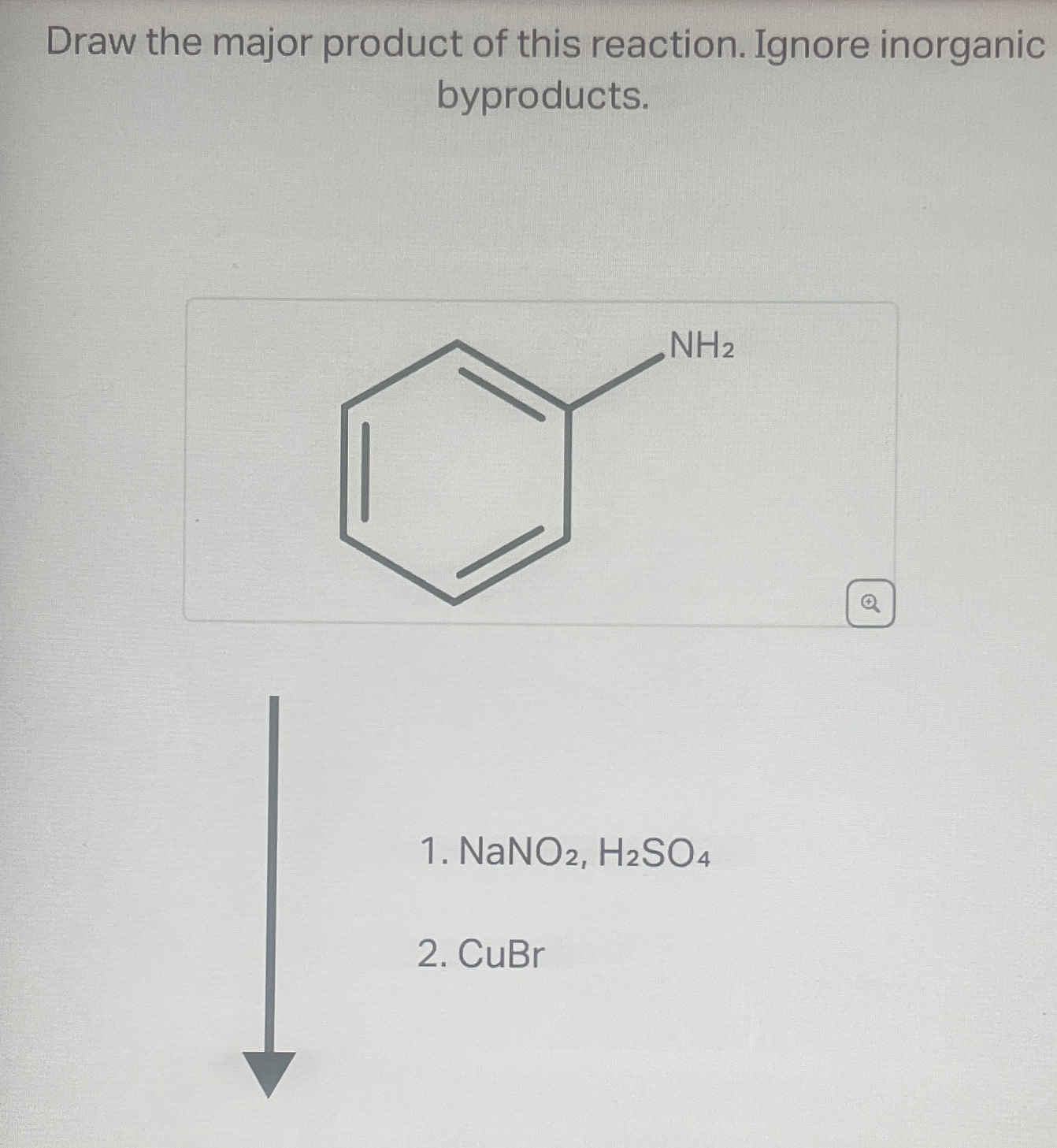 Solved Draw the major product of this reaction. Ignore | Chegg.com
