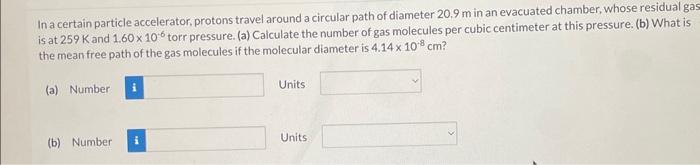 Solved In a certain particle accelerator, protons travel | Chegg.com