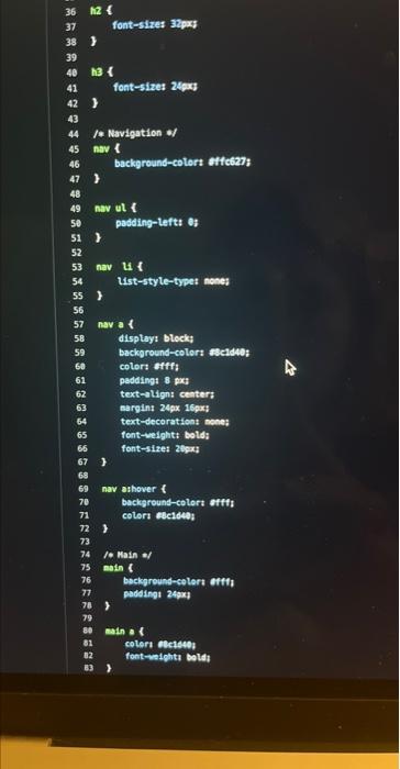 Solved What do i need to change? The first picture is how it | Chegg.com