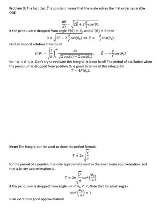 Solved Problem 3: The fact that E~ is constant means that | Chegg.com