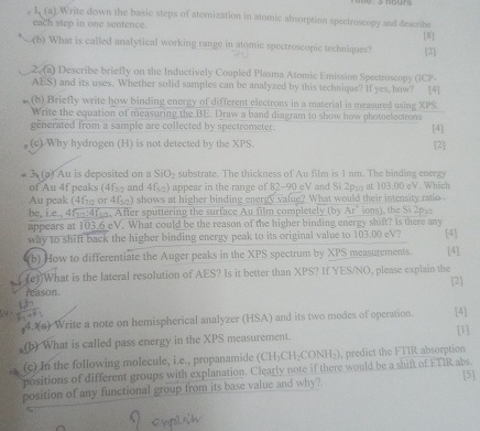 Solved L. (a) ﻿Write down the basic steps of atomization in | Chegg.com