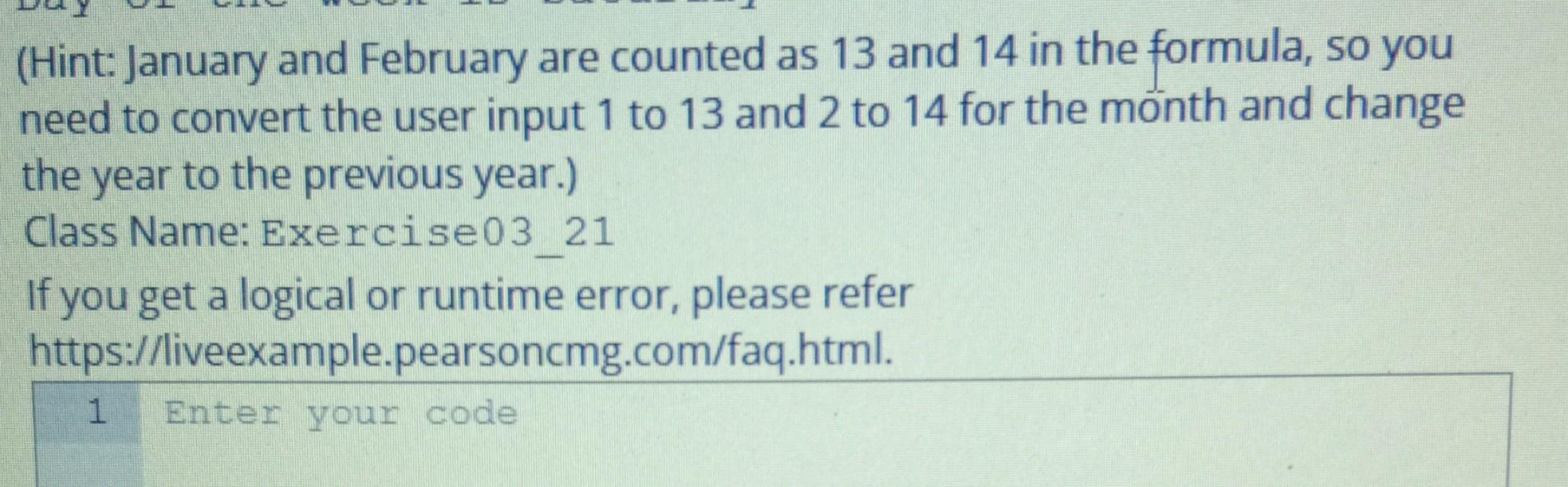 Solved (Science: day of the week) Zeller's congruence is an | Chegg.com