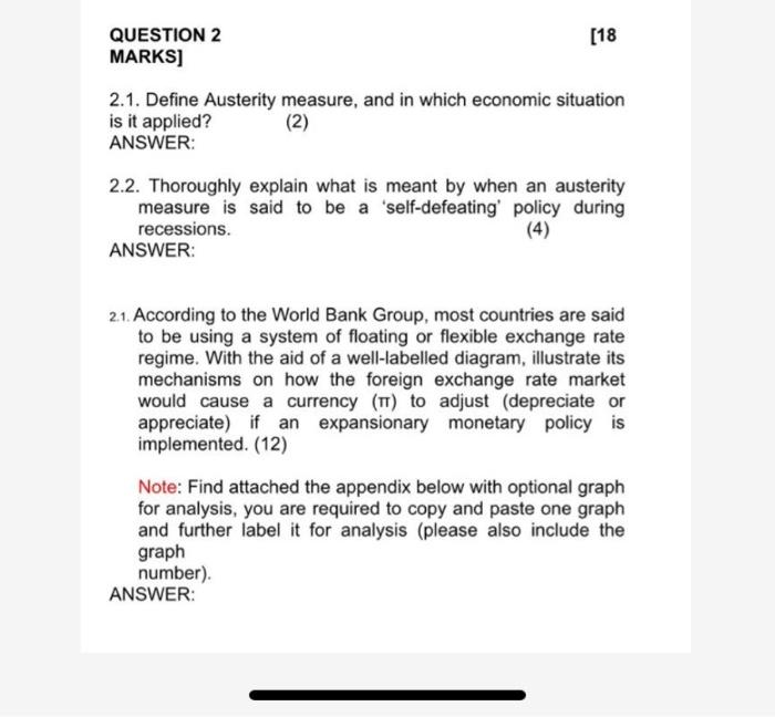 Solved define Austerity measure, and in which economic | Chegg.com