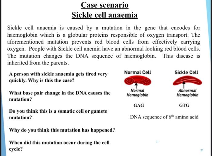 Sickle Cell Anemia Mutation
