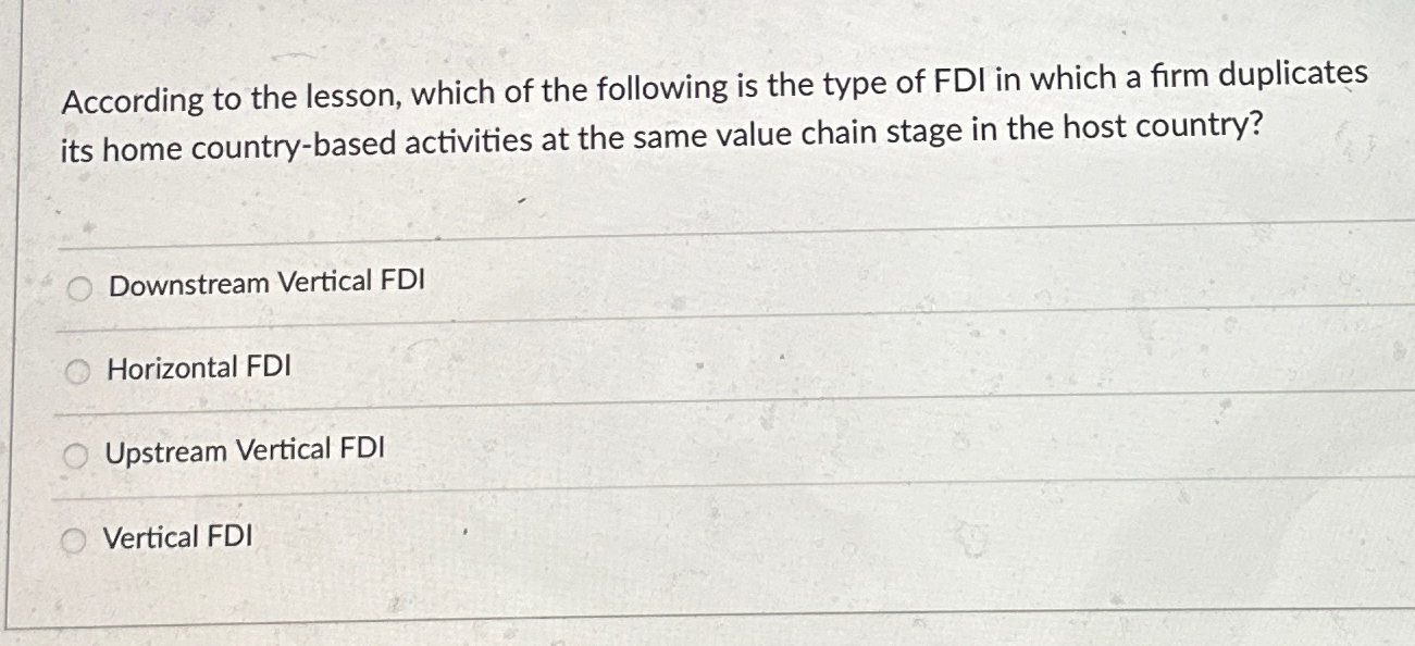 Solved According to the lesson, which of the following is | Chegg.com
