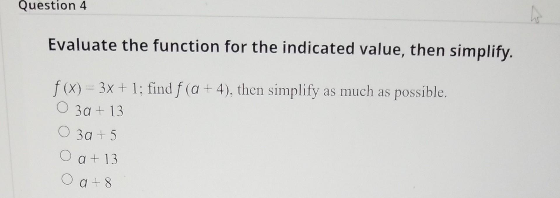Solved Find and simplify f(x+h). | Chegg.com