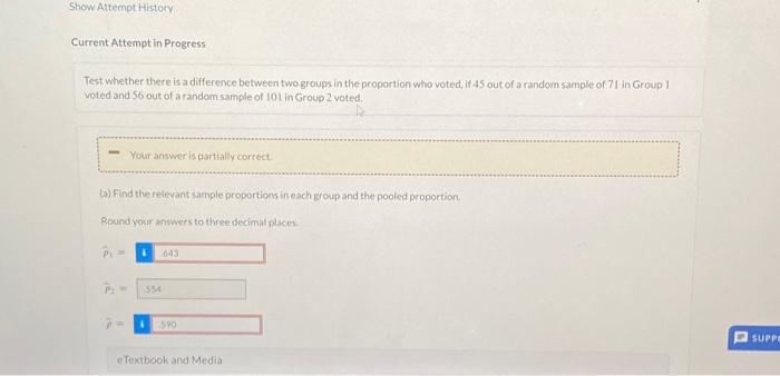 Solved Test Whether There Is A Difference Between Two Groups 8911